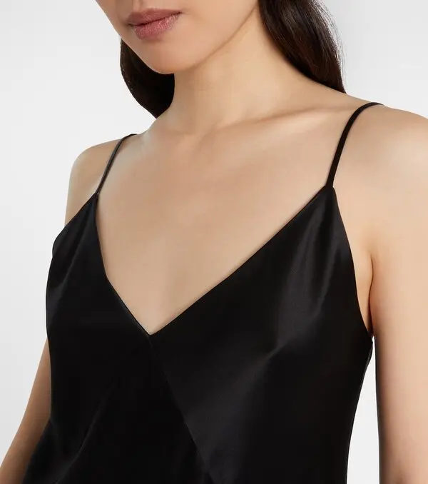 Max Mara Bacco Silk Camisole - Black