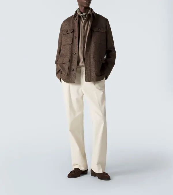 Loro Piana Franco Virgin Wool Shirt