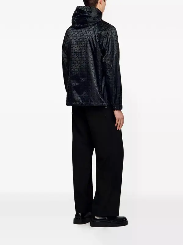 Sandro Checked Zip-up Jacket