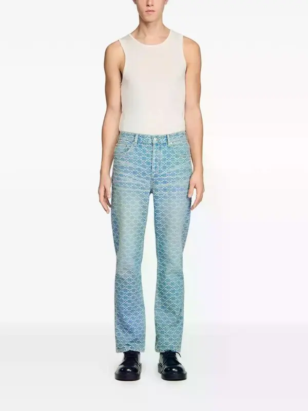 Sandro Regular-fit Square Cross Jeans