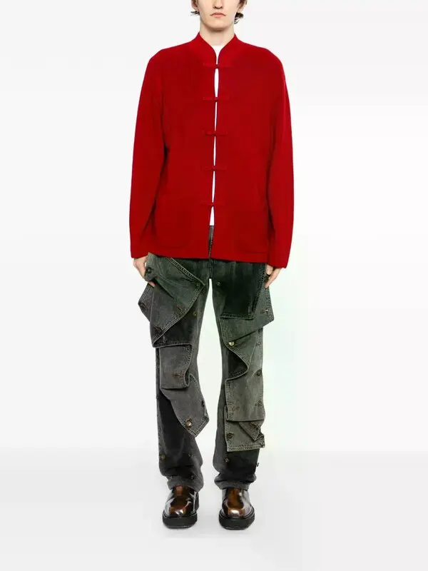 TEAM WANG DESIGN Mandarin-collar Cardigan