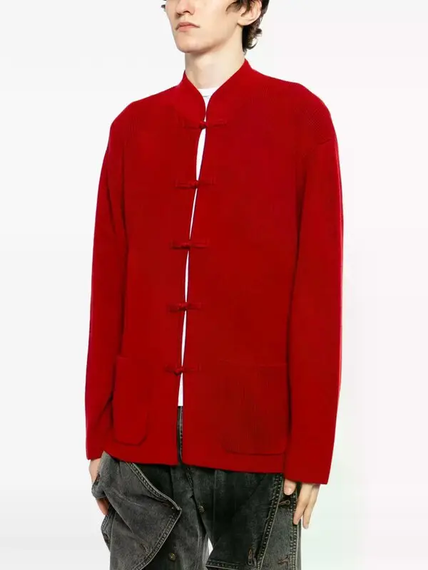 TEAM WANG DESIGN Mandarin-collar Cardigan