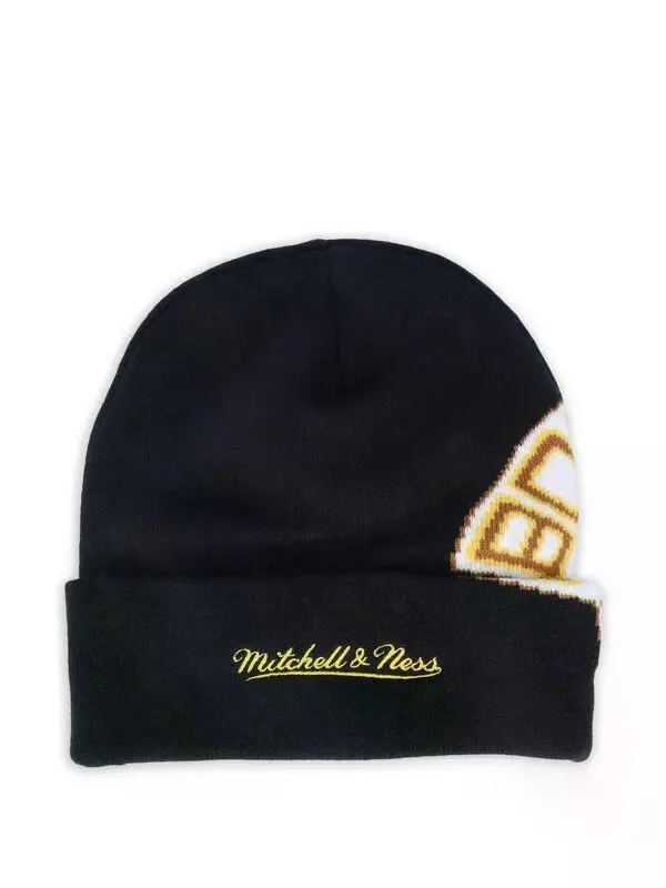Mitchell & Ness Boston Bruins Beanie - Black