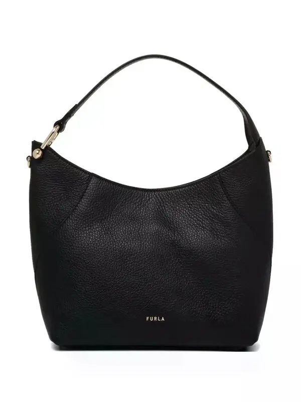 Furla Leather Shoulder Bag - Black