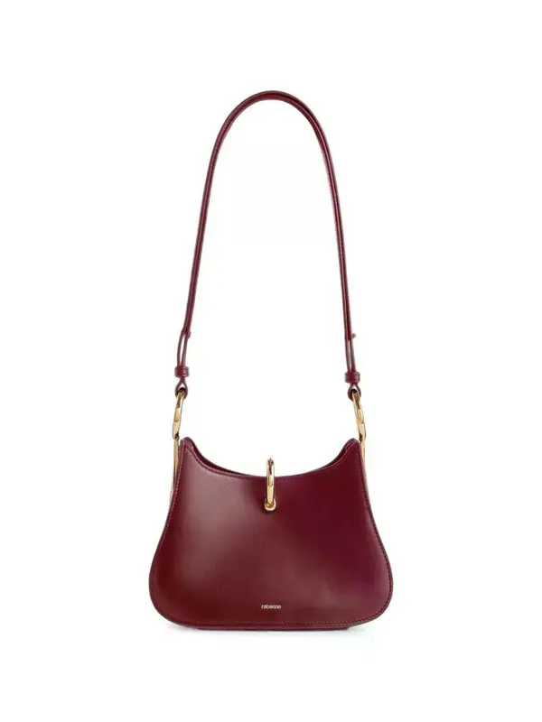 Rabanne Small Ring Shoulder Bag - Red