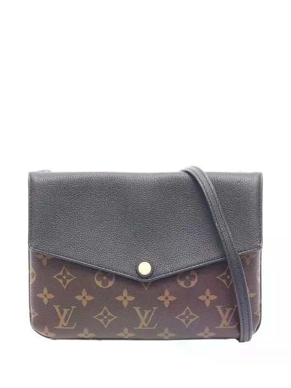 LOUIS VUITTON Monogram Twice Crossbody Bag - Brown