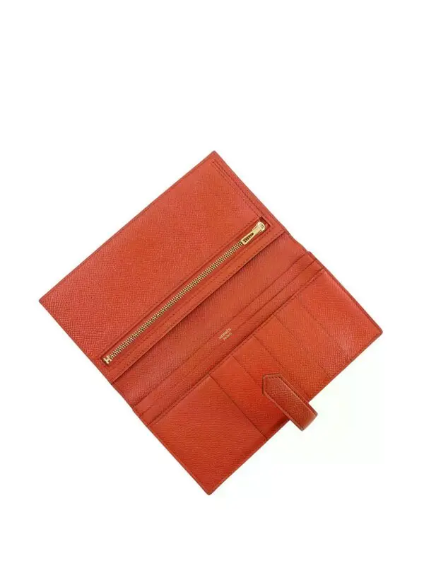 Hermès 2015 Epsom Bearn Soufflet Wallet Long Wallets