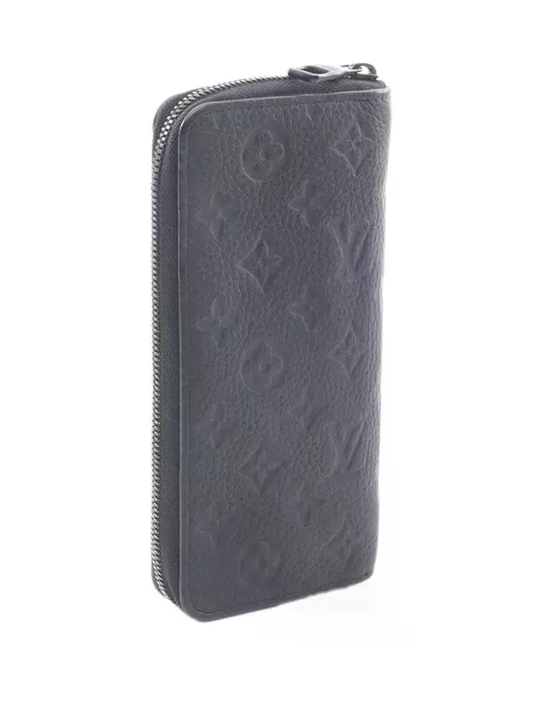 LOUIS VUITTON 2021-2026 Taurillon Zippy Wallet Long Wallets - Black
