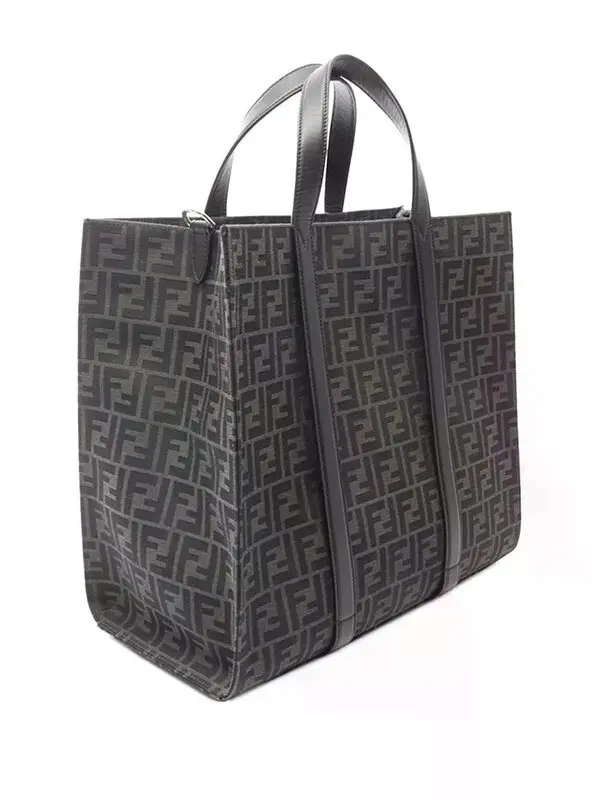 Fendi Zucca Canvas Shopper Tote