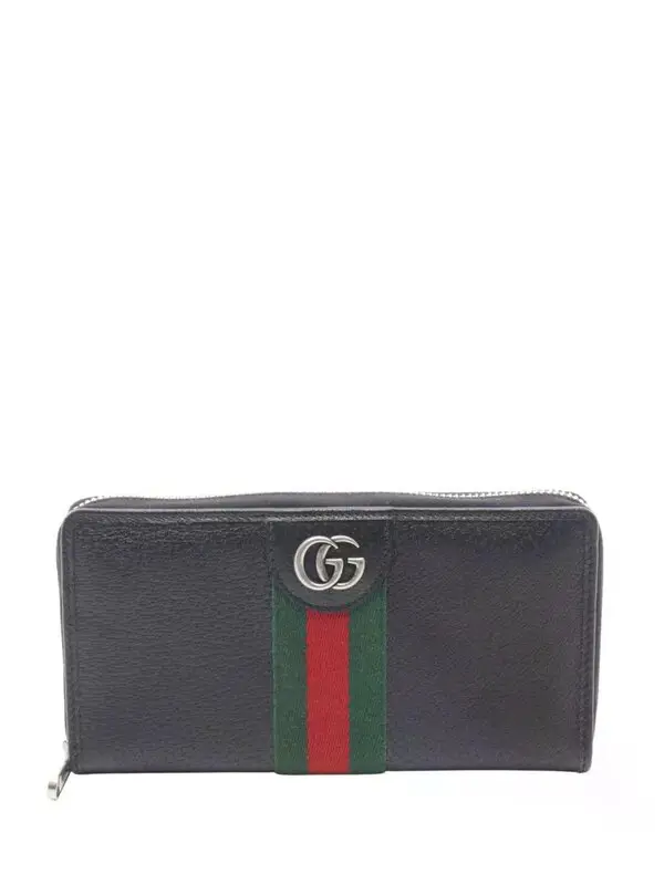 Gucci 2016-2026 Calfskin Ophidia Wallet Long Wallets - Black