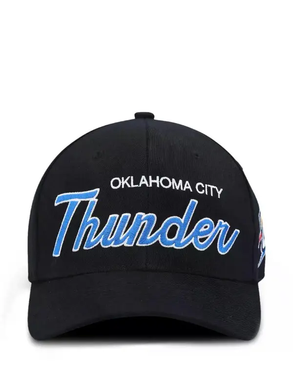 Mitchell & Ness Oklahoma City Thunder Baseball Cap - Black