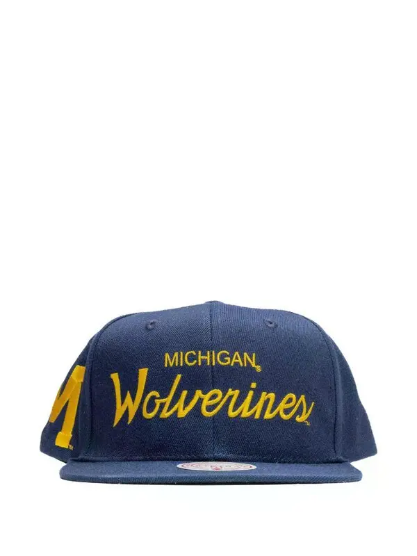 Mitchell & Ness X Just Don Team Vault Embroidered Snapback Cap - Blue