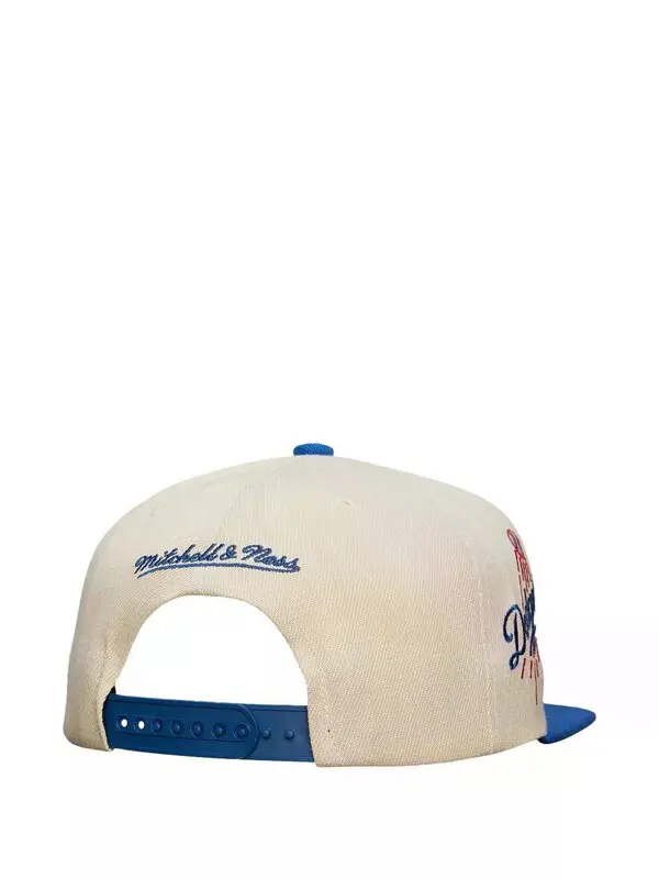 Mitchell & Ness Los Angeles Dodgers Embroidered Baseball Cap - Neutrals