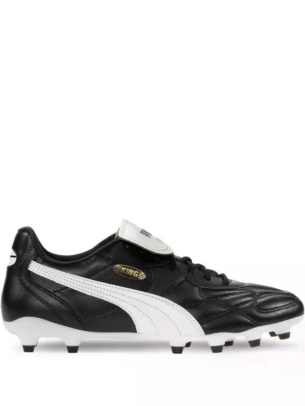 PUMA King Logo-print Sneakers - Black