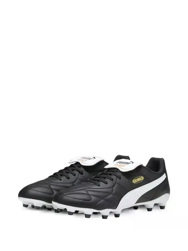PUMA King Logo-print Sneakers - Black