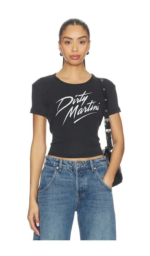 THE LAUNDRY ROOM Dirty Martini Cropped T-shirt - Black