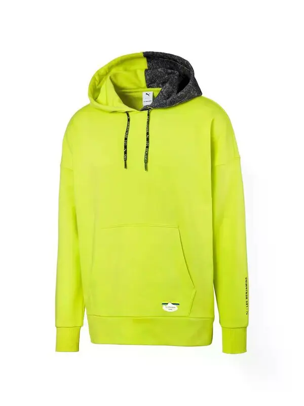 PUMA Drawstring Hoodie - Yellow