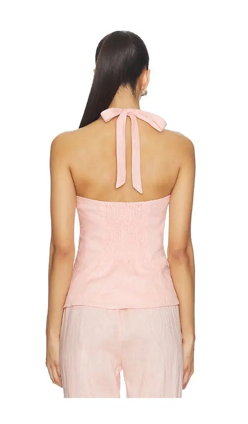 AEXAE Halter Neck Top - Pink