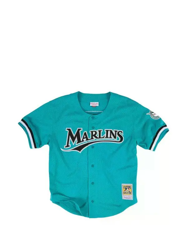 Mitchell & Ness Andre Dawson Miami Marlins Buttoned T-shirt By