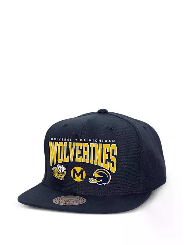 Mitchell & Ness Ncaa Wolverines Baseball Cap - Blue