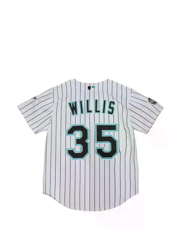 Mitchell & Ness Dontrelle Willis Florida 2003 Marlins Striped-pattern Shirt