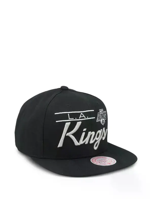 Mitchell & Ness Nhl Retro Lock Up Embroidered Baseball Cap - Black