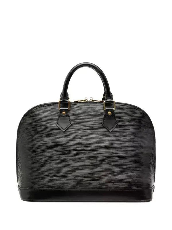 LOUIS VUITTON Epi Alma Pm Handbag - Black