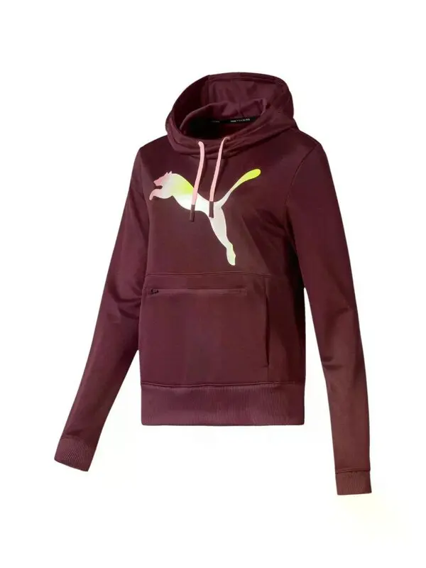 PUMA Graphic Print Training Hoodie - Red