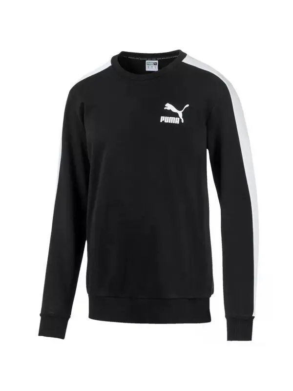 PUMA Iconic T7 Crew-neck Sweatshirt - Black