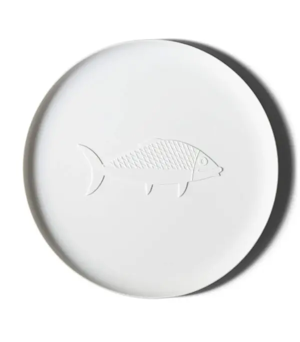 CASSINA X Ginori 1735 Le Corbusier Collection Chandigarh Poisson Round Tray - White