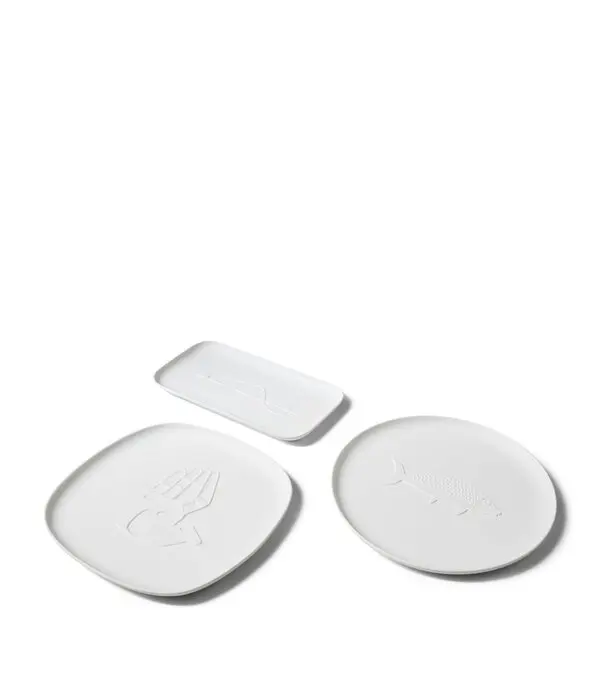 CASSINA X Ginori 1735 Le Corbusier Collection Chandigarh La Main Ouverte Square Tray