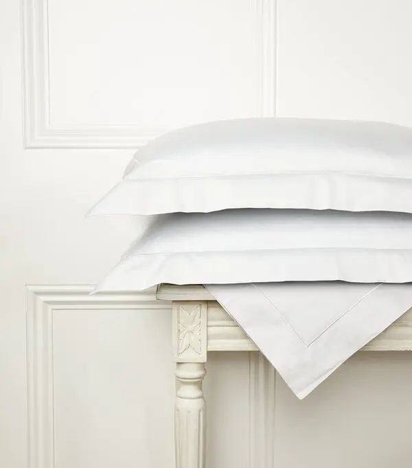 CELSO DE LEMOS Bourdon Super King Duvet Cover - Ivory