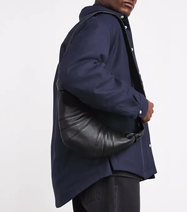 LEMAIRE Small Croissant Bag - Black