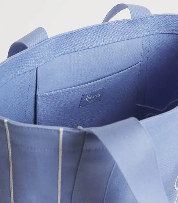 Harrods Cotton Logo Tote Bag