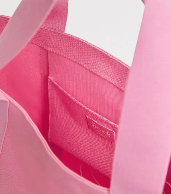 Harrods Medium Cotton Tote Bag