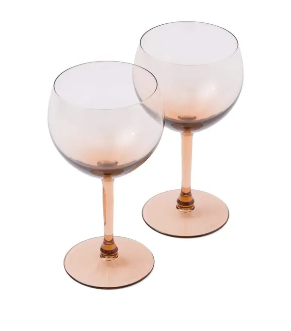 Prada New York Red Wine Glasses - Neutral