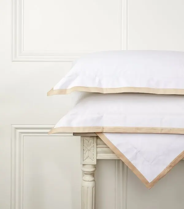 CELSO DE LEMOS Hella Oxford Pillowcase - Nude