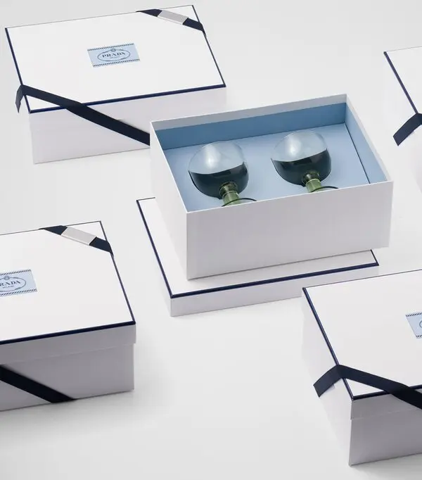 Prada Plinth Red Wine Glasses