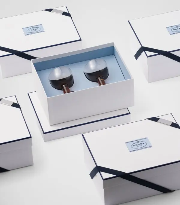 Prada Plinth Red Wine Glasses