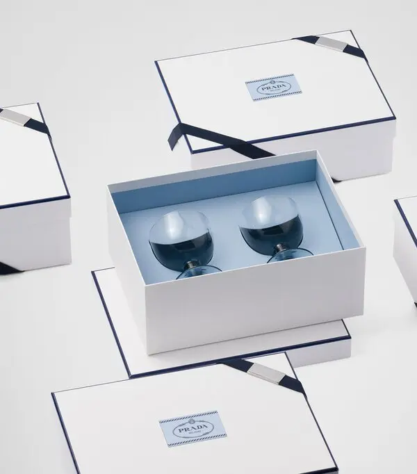 Prada Plinth Water Glasses - Neutral
