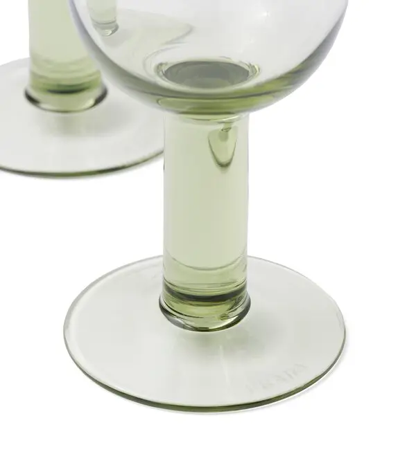 Prada Plinth White Wine Glasses