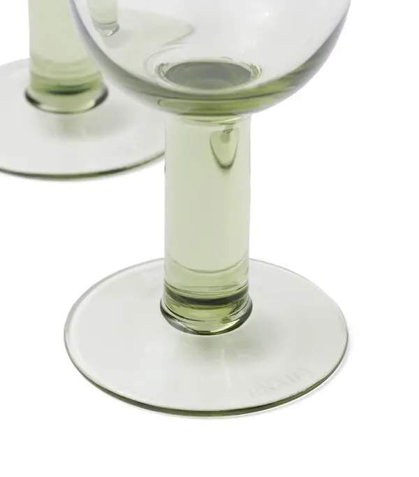 Prada Plinth White Wine Glasses