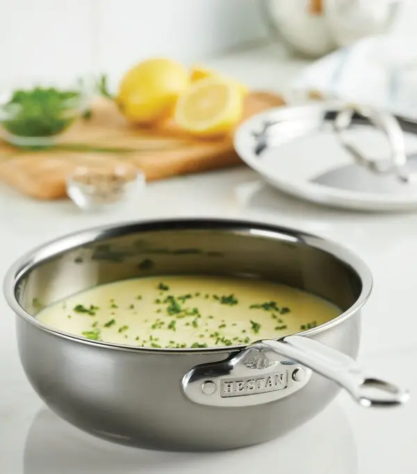 HESTAN Stainless Steel Nanobond Saucepan With Lid
