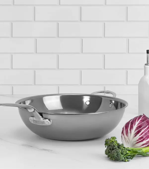 HESTAN Stainless Steel Nanobond Chef’s Pan