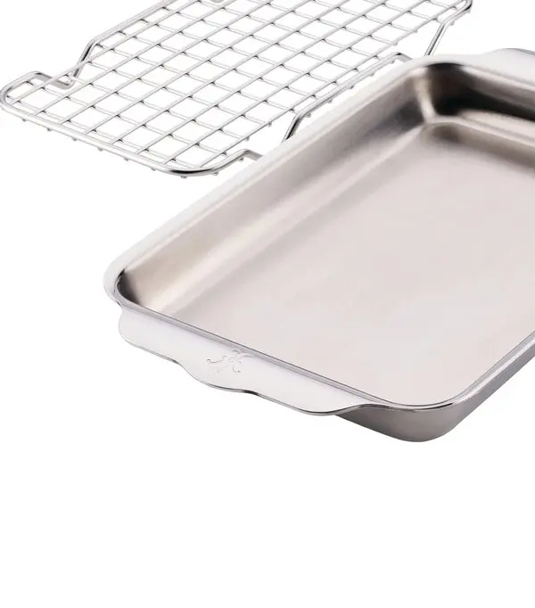 HESTAN Stainless Steel Baking Pan With Cooling Rack