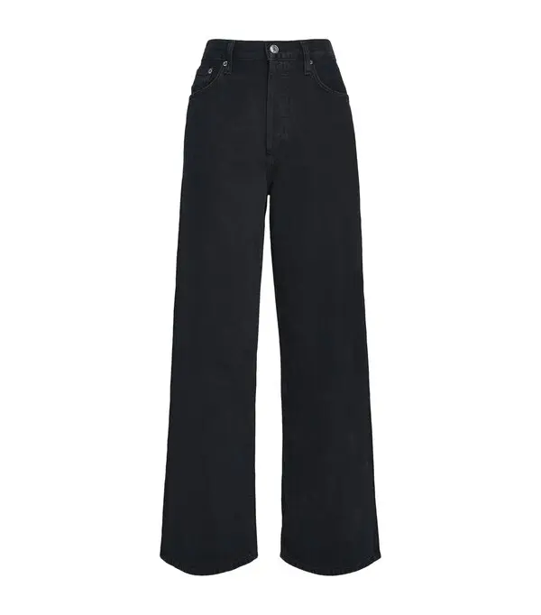 AGOLDE Low-slung Baggy Jeans - Black