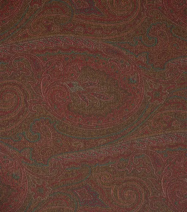 Etro Cotton-blend And Leather Arnica Round Tray