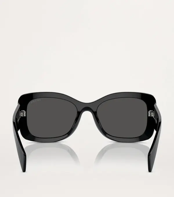 Prada Geometric Acetate Sunglasses