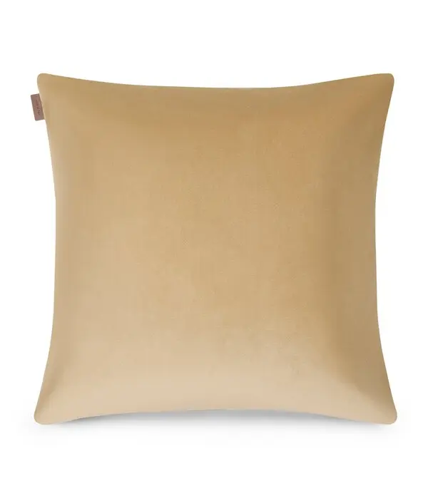 Etro Cotton Velvet Embroidered Kiri Cushion - Neutral