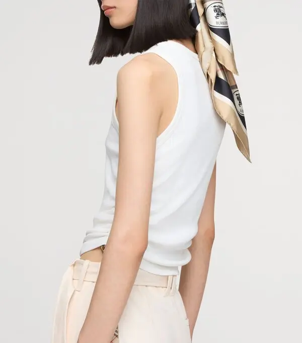 Burberry Silk Check Scarf